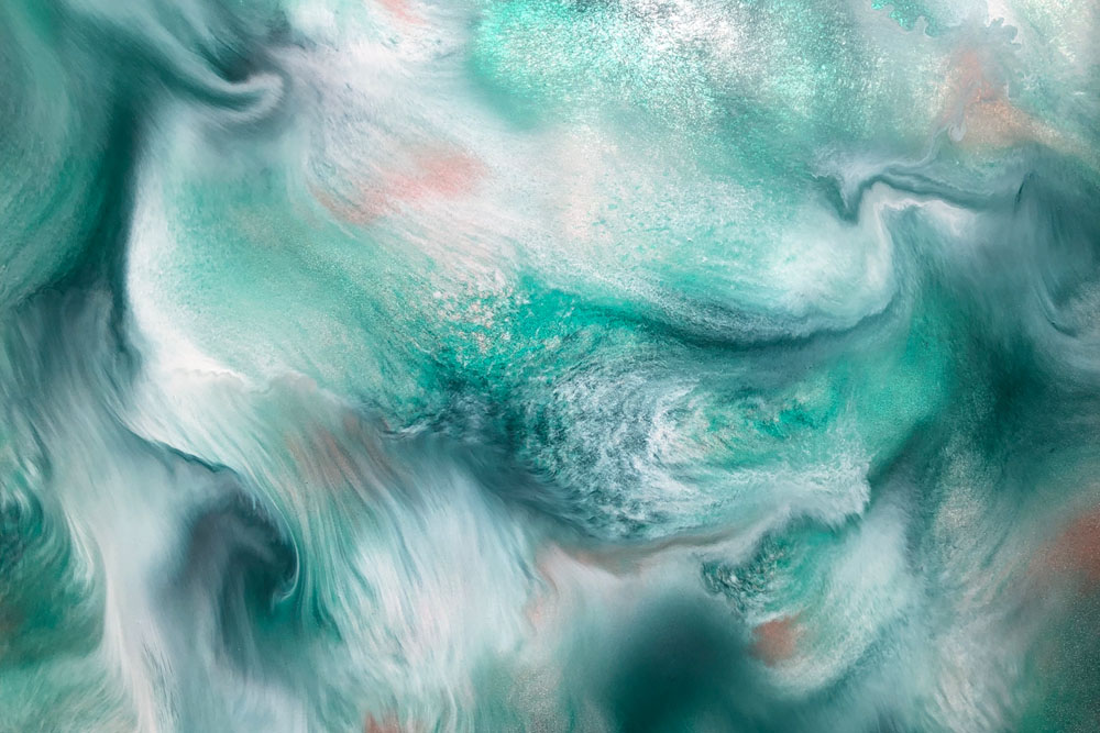 WAVE Green - 京都レザー - KYOTO Leather